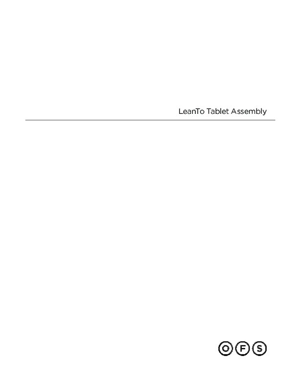 OFS - Assembly Instructions